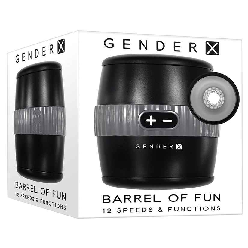 Barrel Of Fun Dual-Ended Vibrating Stroker by Gender X from Evolved ...