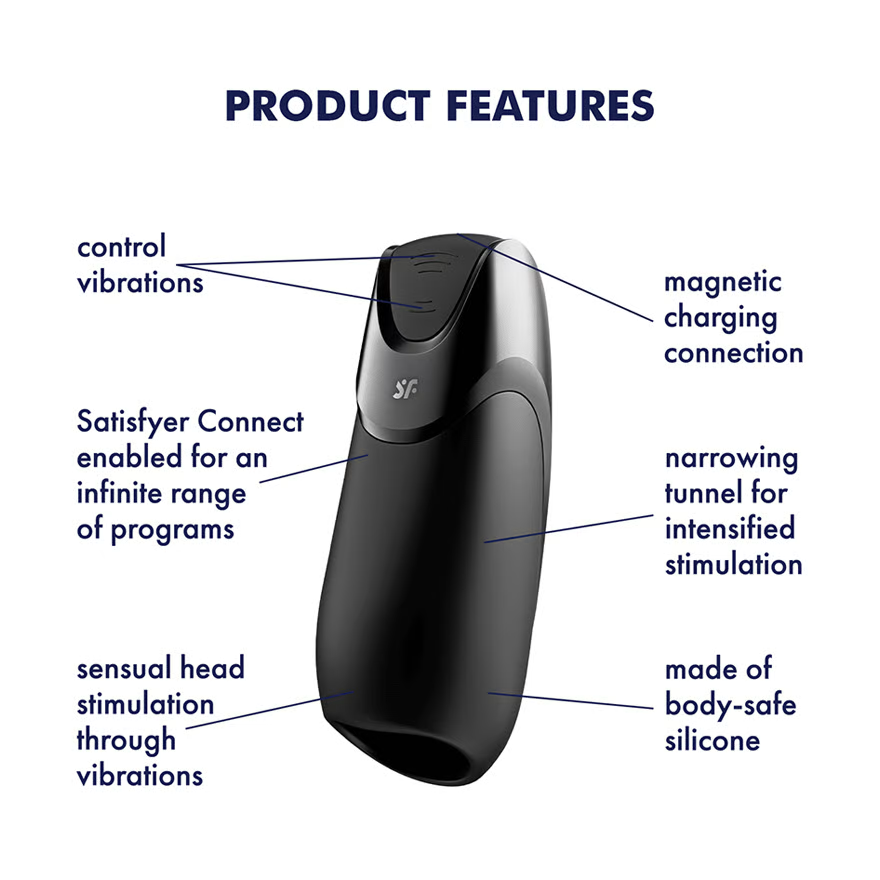 Satisfyer Men Vibration+ Connect App – The RESOURCE by Molly