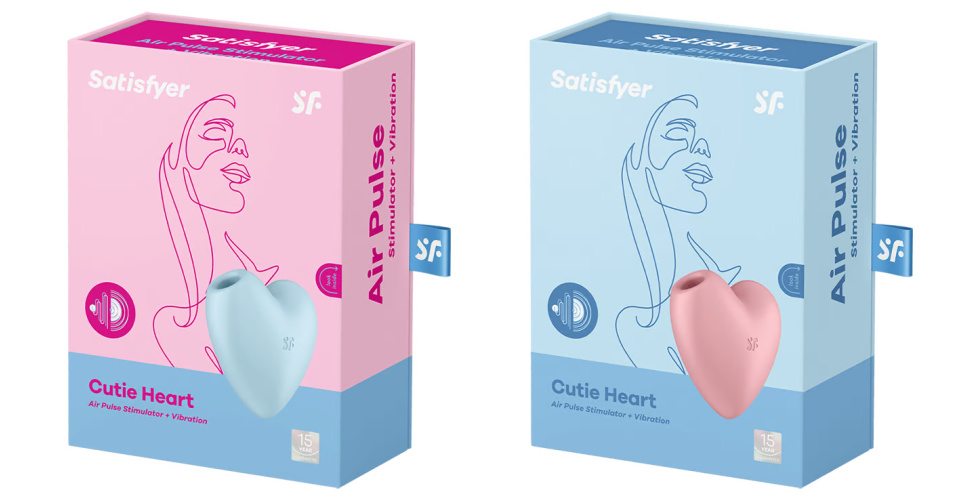 Cutie Heart Playful Heart-Shaped 2-in-1 Air Pulse Wave and Vibrator by Satisfyer – The RESOURCE ...