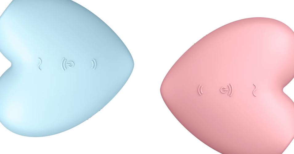Cutie Heart Playful Heart-Shaped 2-in-1 Air Pulse Wave and Vibrator by Satisfyer – The RESOURCE ...