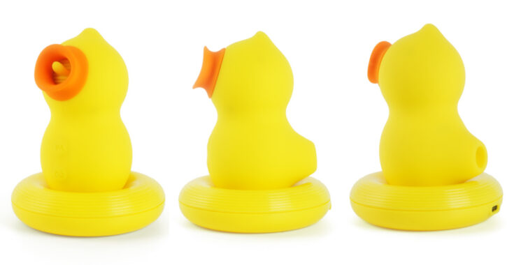 DucKing 2-in-1 Sucking & Licking Rubber Duck Stimulator by Tracy’s Dog ...