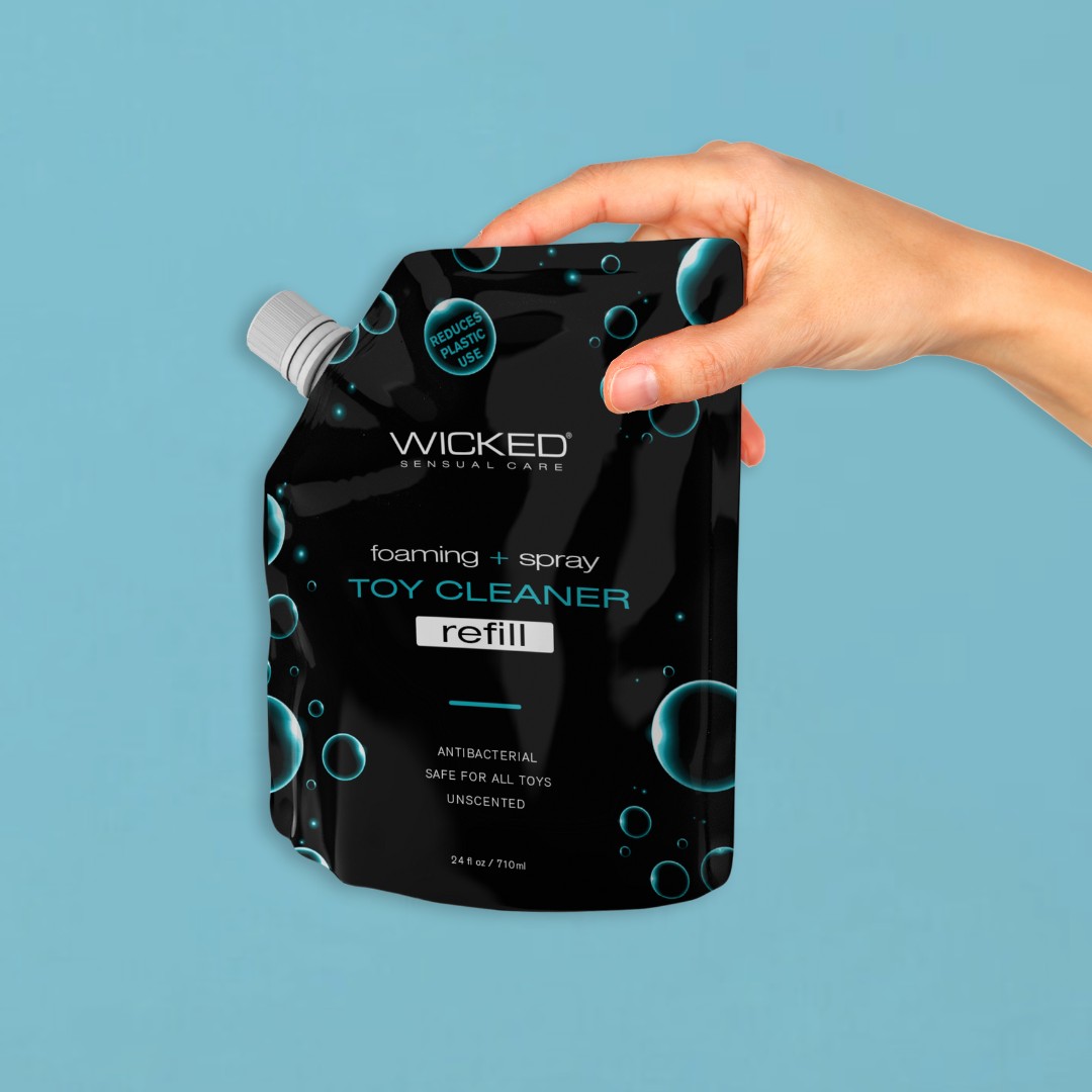 Foaming and Spray Toy Cleaner Refill Pouch by Wicked Sensual Care – The ...