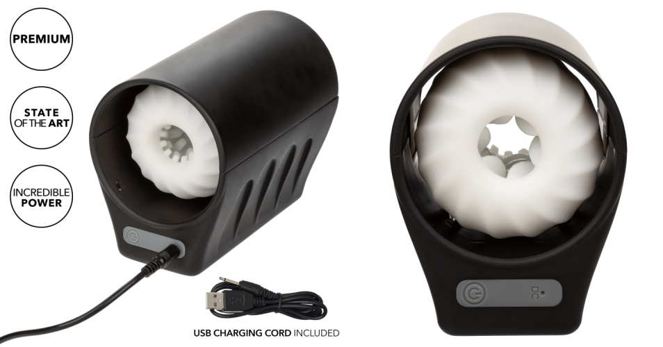 Power Thruster Self-contained Rechargeable Stroker with Vigorous ...