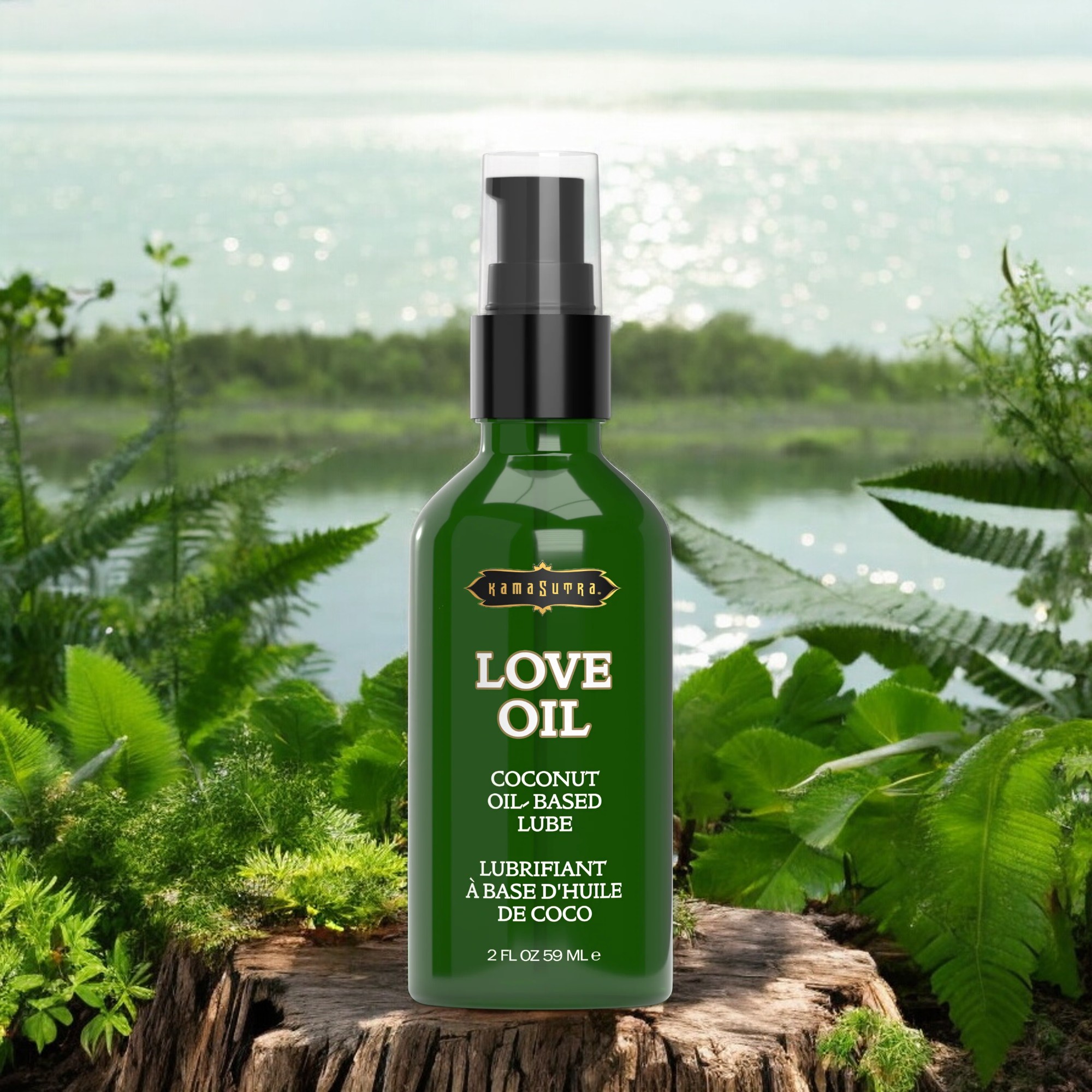 Love Oil Skin Nourishing Coconut Oil Based Lube & Body Glide by Kama ...